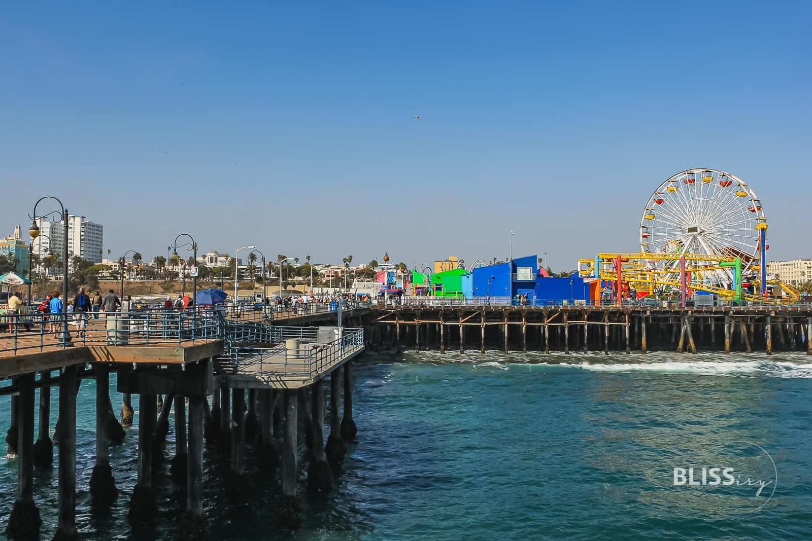 Sehenswürdigkeiten Santa Monica Pier - Strand Los Angeles